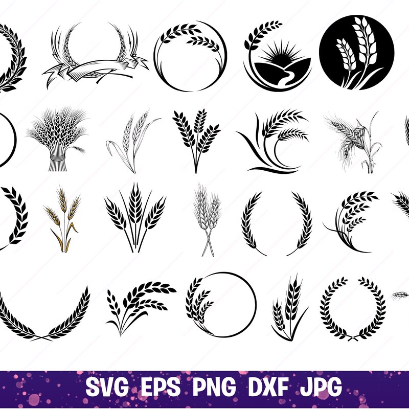 Wheat Svg Laser Cutout - Etsy Canada