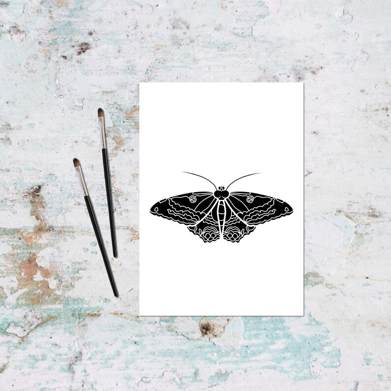 Moth SVG, Moths Clipart, Moth SVG Bundle, Moth Line Drawing, Insect Svg ...