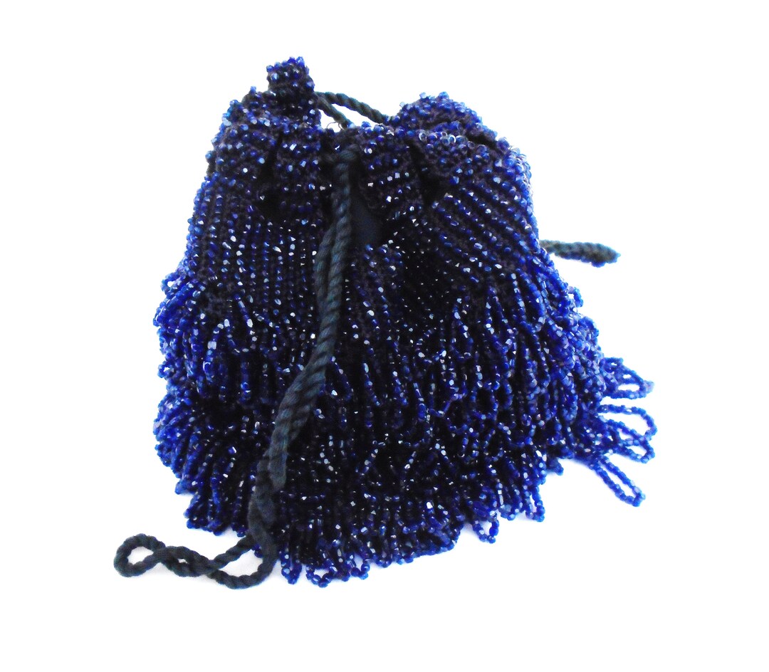 Vintage Drawstring 20' Style Flapper Bag - Etsy
