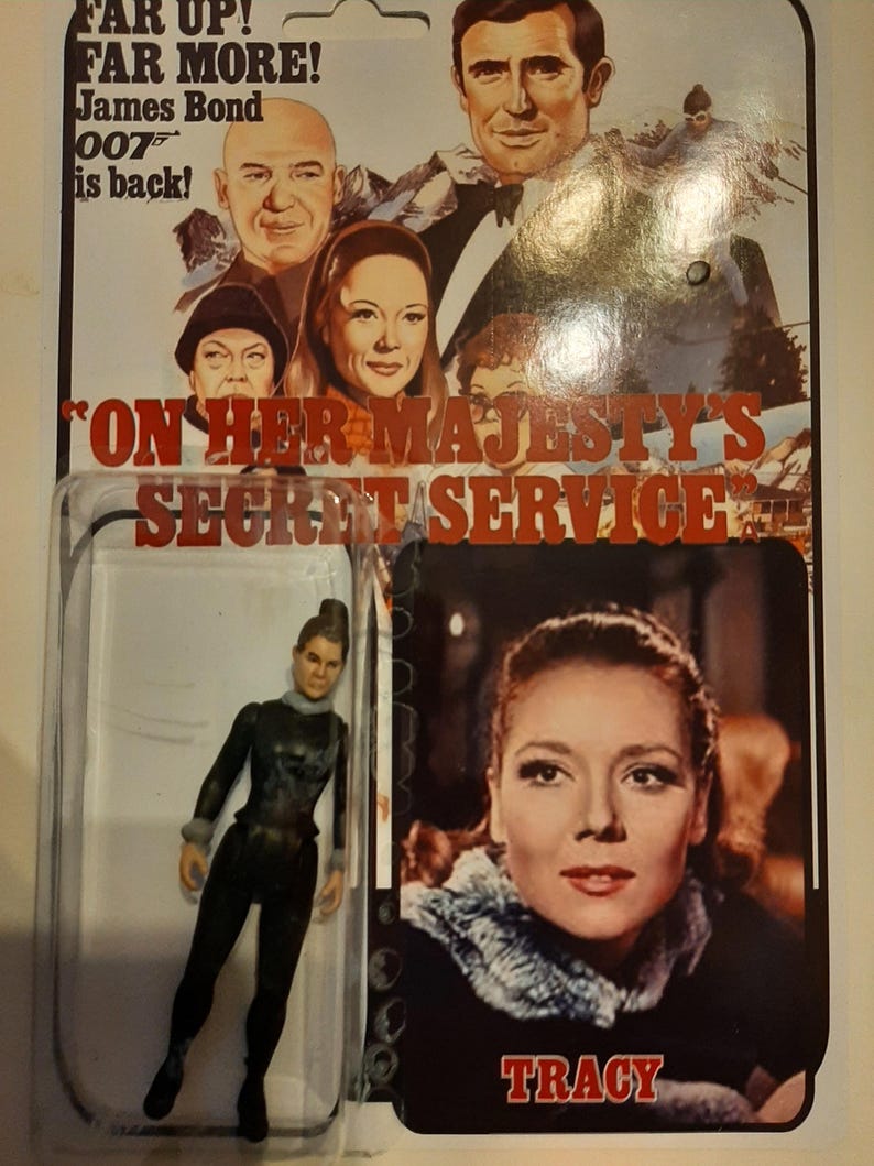 Custom James Bond on Her Majestys Secret Service Tracy 3 3/4 Action ...