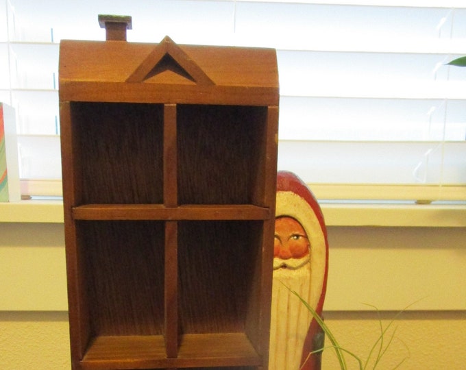 Wood House Shadow Box 1990 House of Lloyd - Etsy
