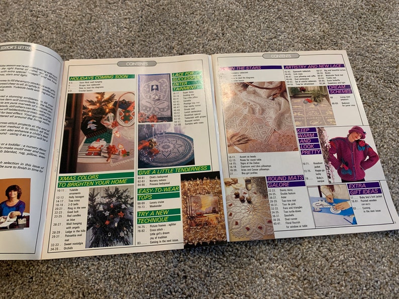 Vintage Magic Crochet Magazine Two Pattern Magazines 1988 - Etsy