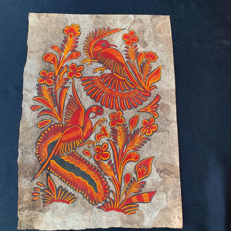 Amate Bark Painting - Etsy