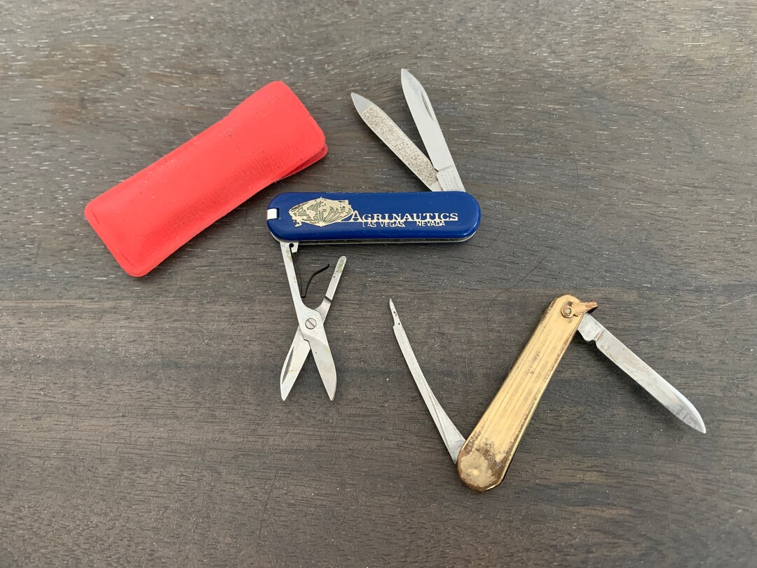 Vintage Pocket Knife and Clippers - Etsy