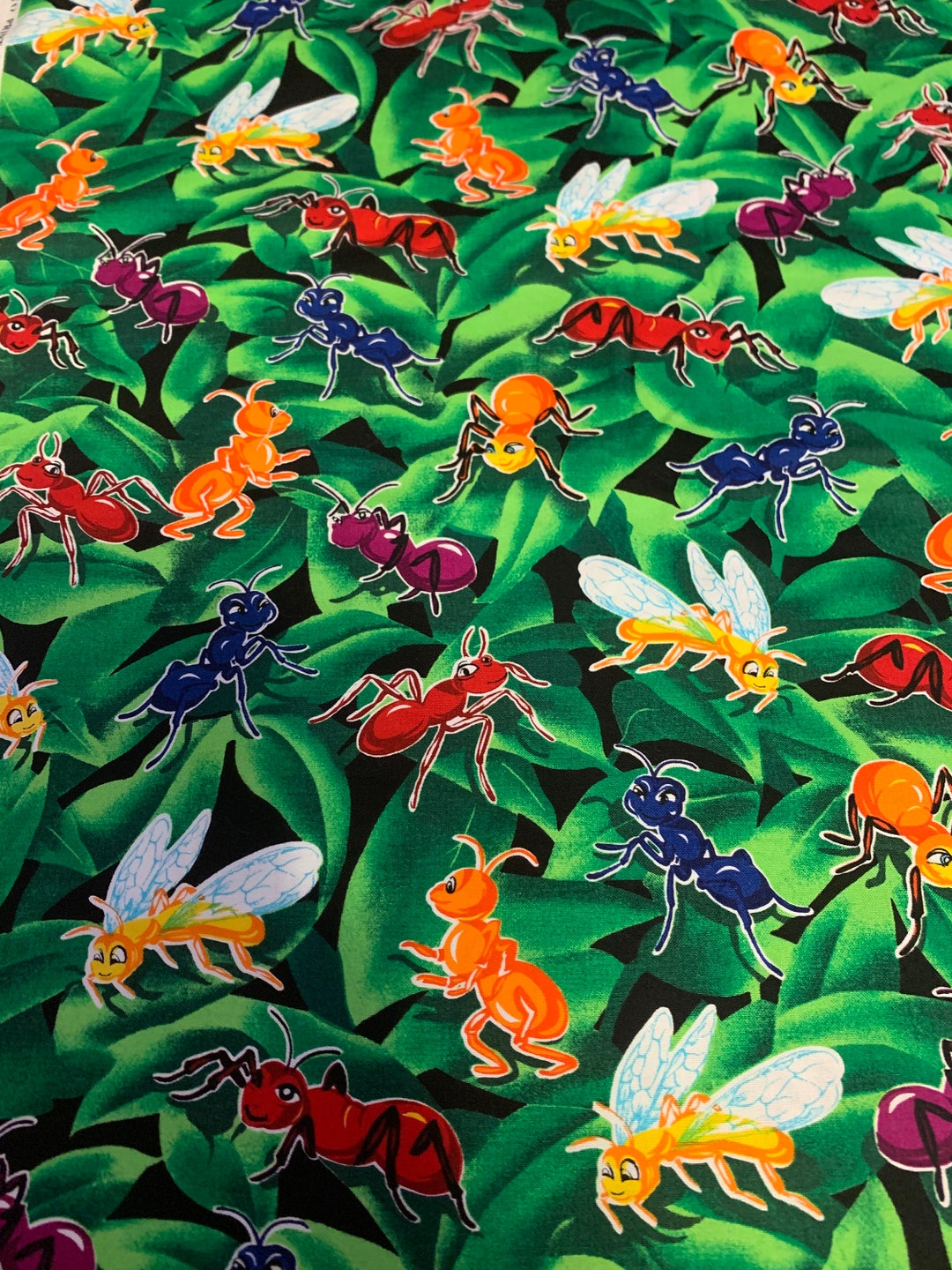 Ants Bugs Fabrics Insects Cotton Fabric Fit to Print Inc Discontinued ...
