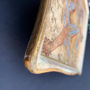 Vintage Italian Florentine Roman Flute Player Tray Made in Italy - Etsy