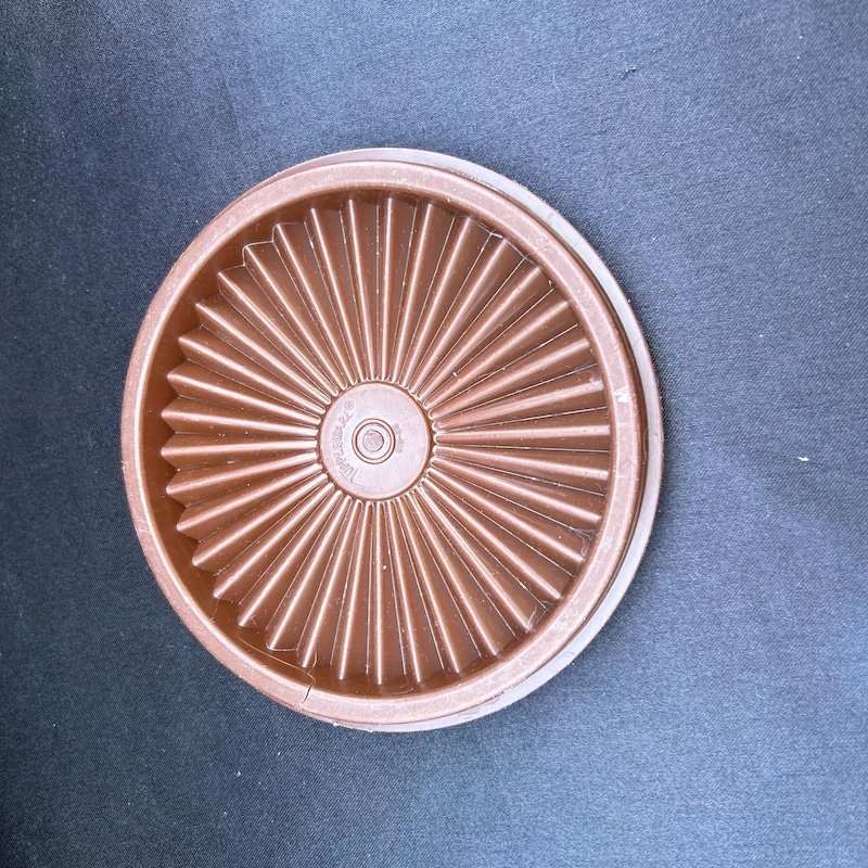 Tupperware Brown Lid - Etsy New Zealand