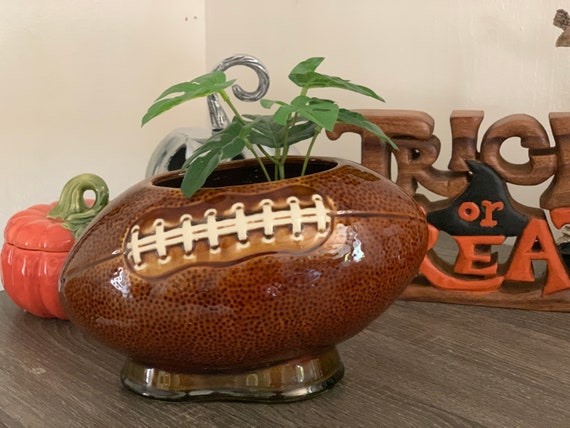 Vintage Football Mccoy Planter / Vase 222 USA - Etsy