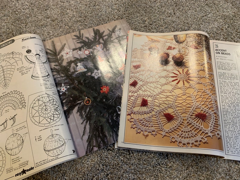 Vintage Magic Crochet Magazine Two Pattern Magazines 1988 - Etsy