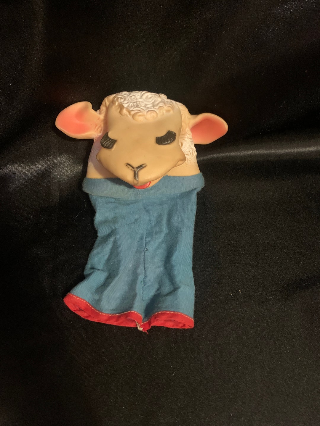 Vintage 1960 Lamb Chops Rubber & Cloth Hand Puppet - Etsy