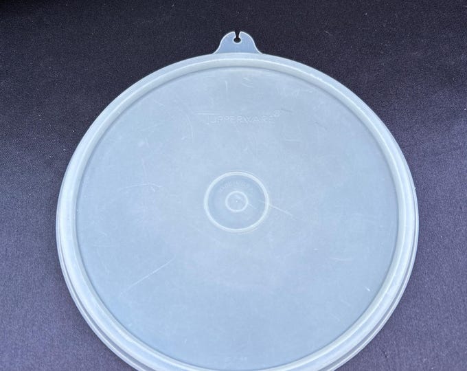 Vintage Clear White Round Tupperware Lid No. 227-44 Replacement Parts ...
