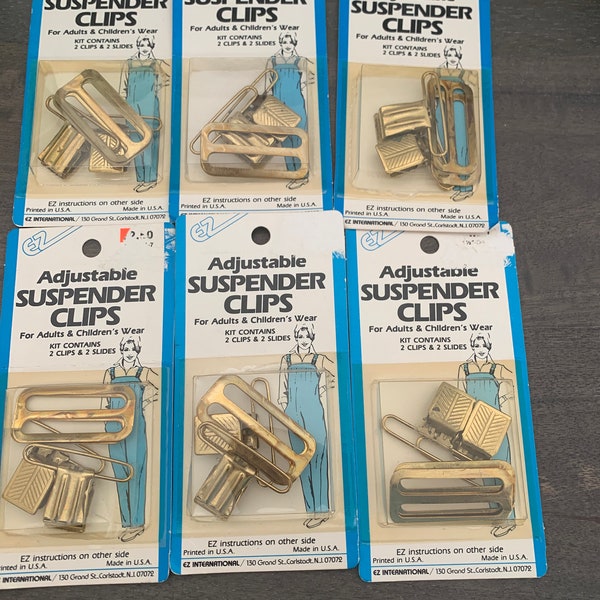 Suspender Clips - Etsy