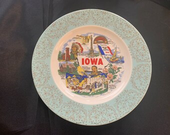 Iowa Souvenir Plate - Etsy