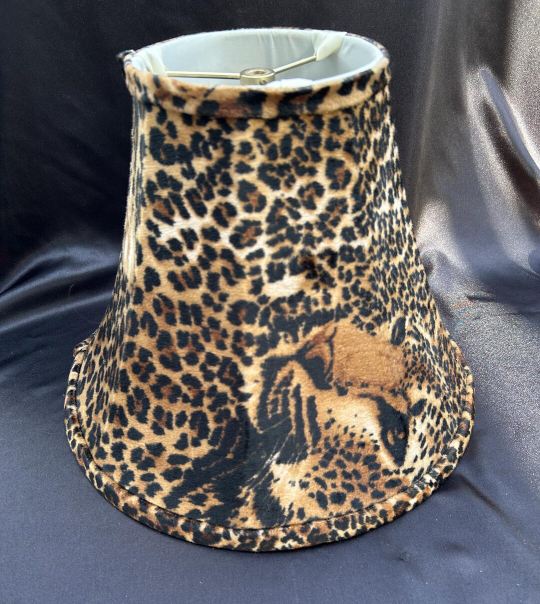 Cheetah Animal Print Faux Fur Lampshade Light Cover Replacement Shade ...