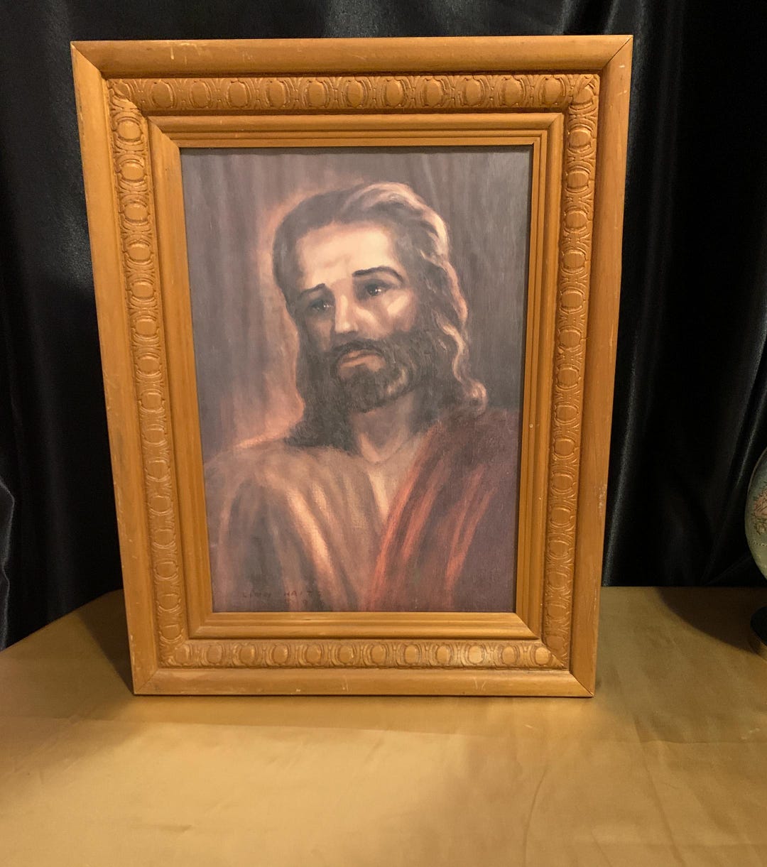 Vintage Jesus Christ Picture 1966 Linn Haitz - Etsy