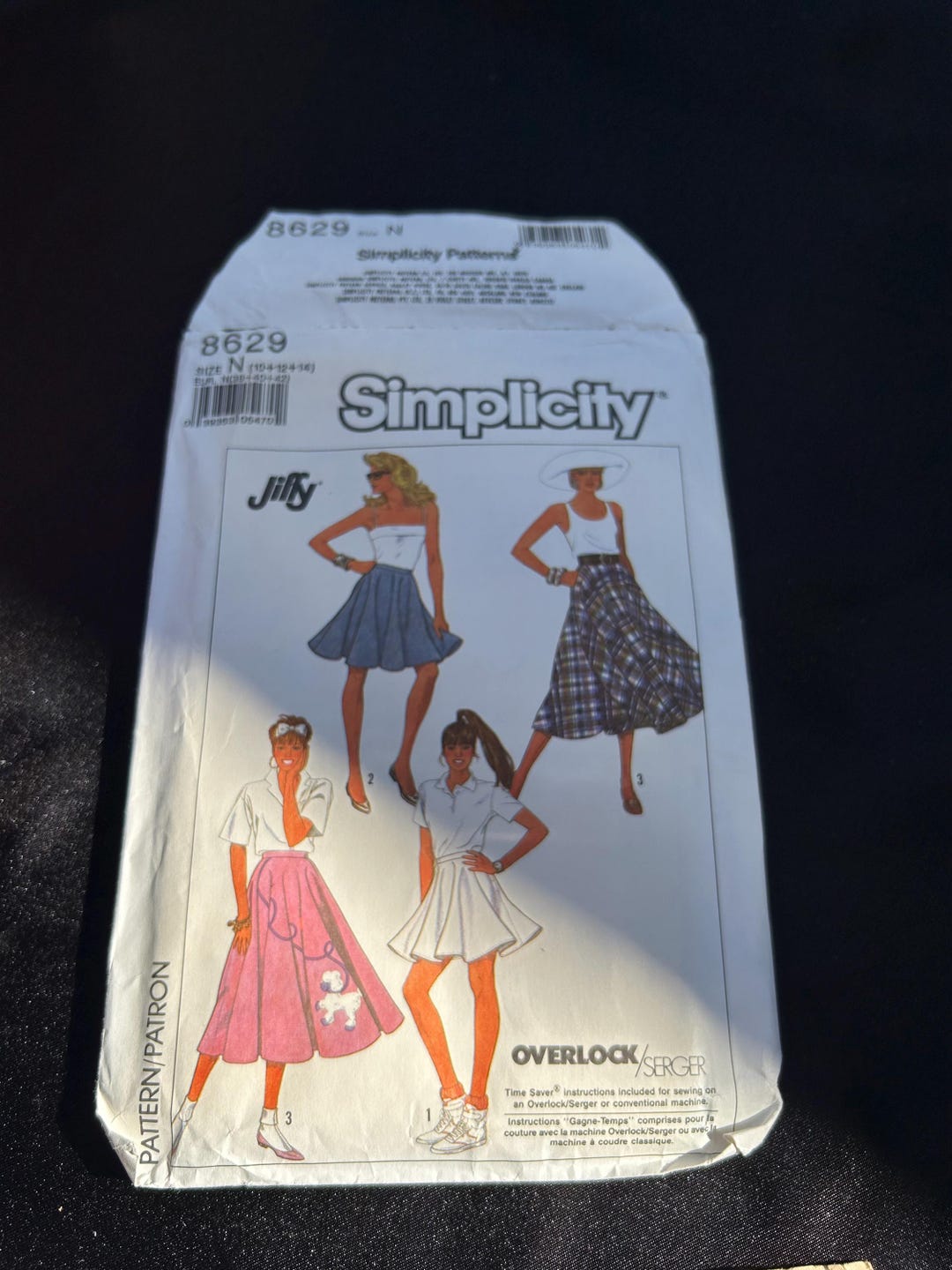 Vintage 1988simplicity Skirt Pattern 8629 Size N (10+12+14) - Etsy