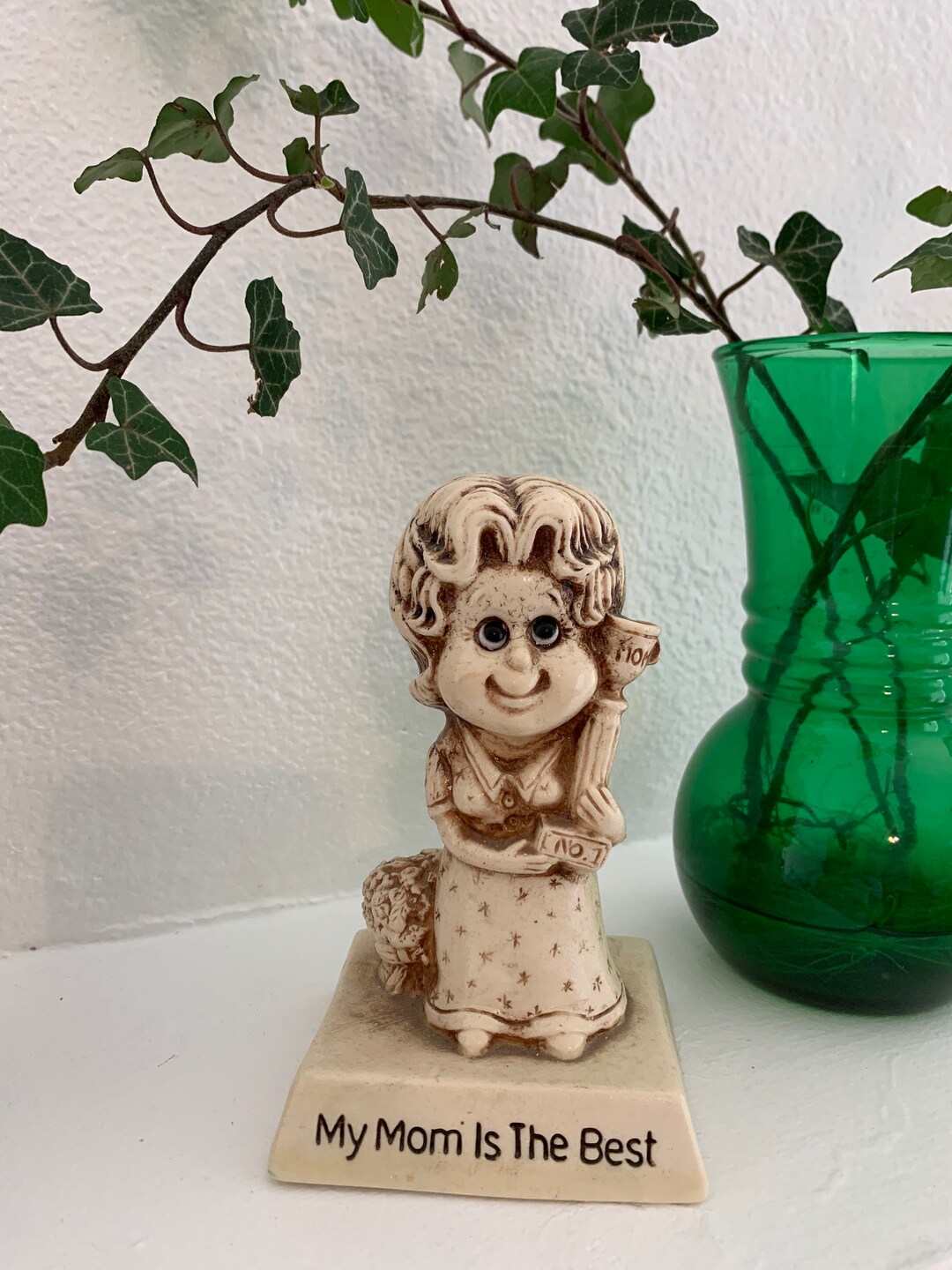 Vintage 1976 Russ Berrie Mom Figurine My Mom is the - Etsy