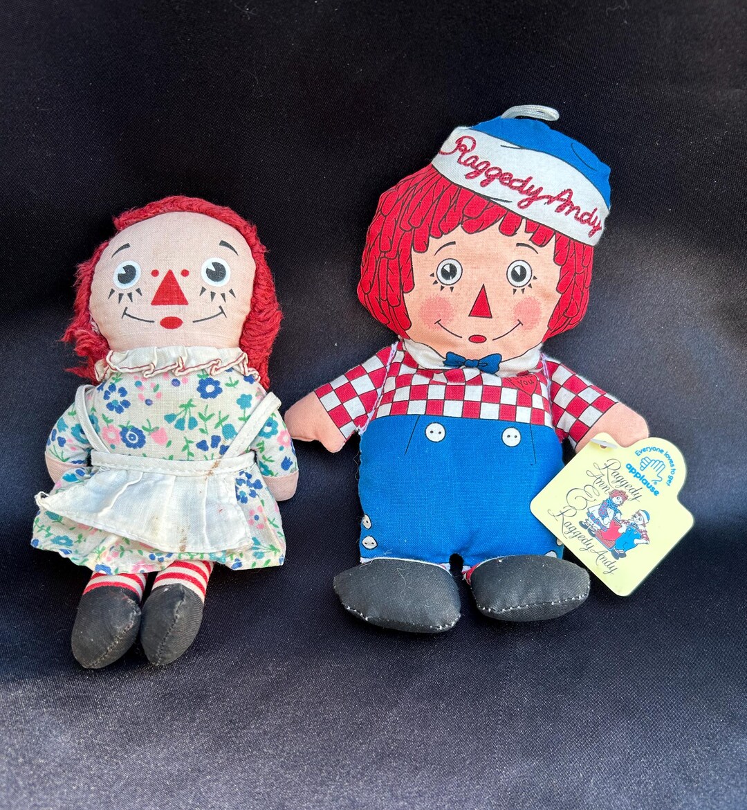 Raggedy Ann and Raggedy Andy Mini Dolls - Etsy