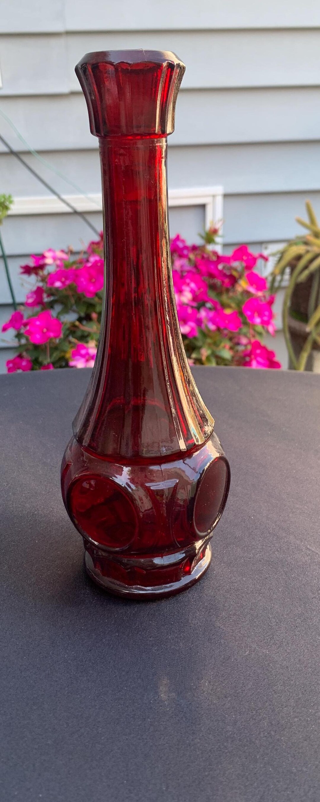 Vintage Ruby Red Bud Vase by Wheaton Glass Co. - Etsy