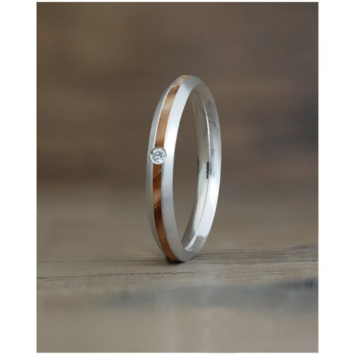 Native Oval Moissanite 4mm Wood Engagement Ring UK - Etsy