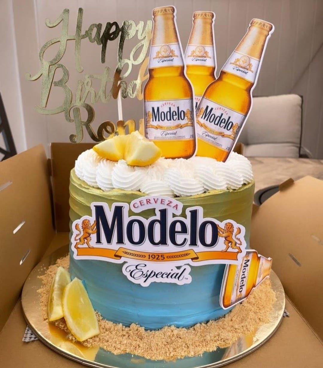Beer Cake Topper: Birthday Party Decorations (6-piece Set) - Etsy