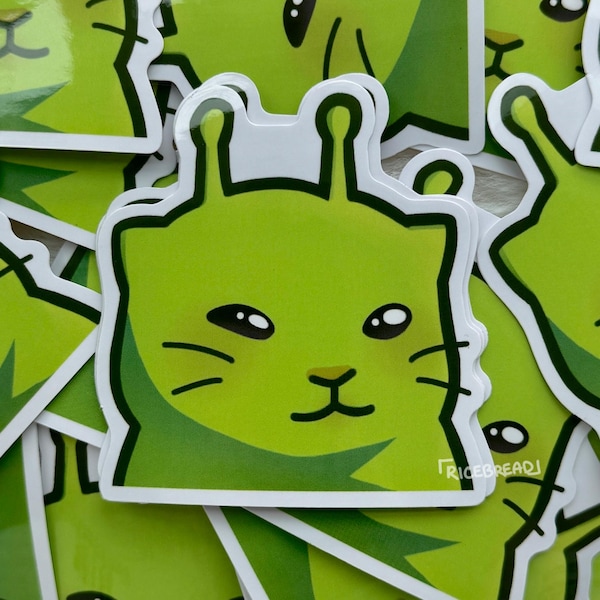 Glorp Cat Stickers - Etsy