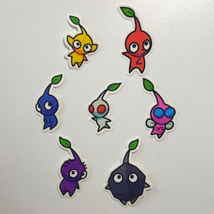 Pikmin Vinyl Sticker Weatherproof - Etsy
