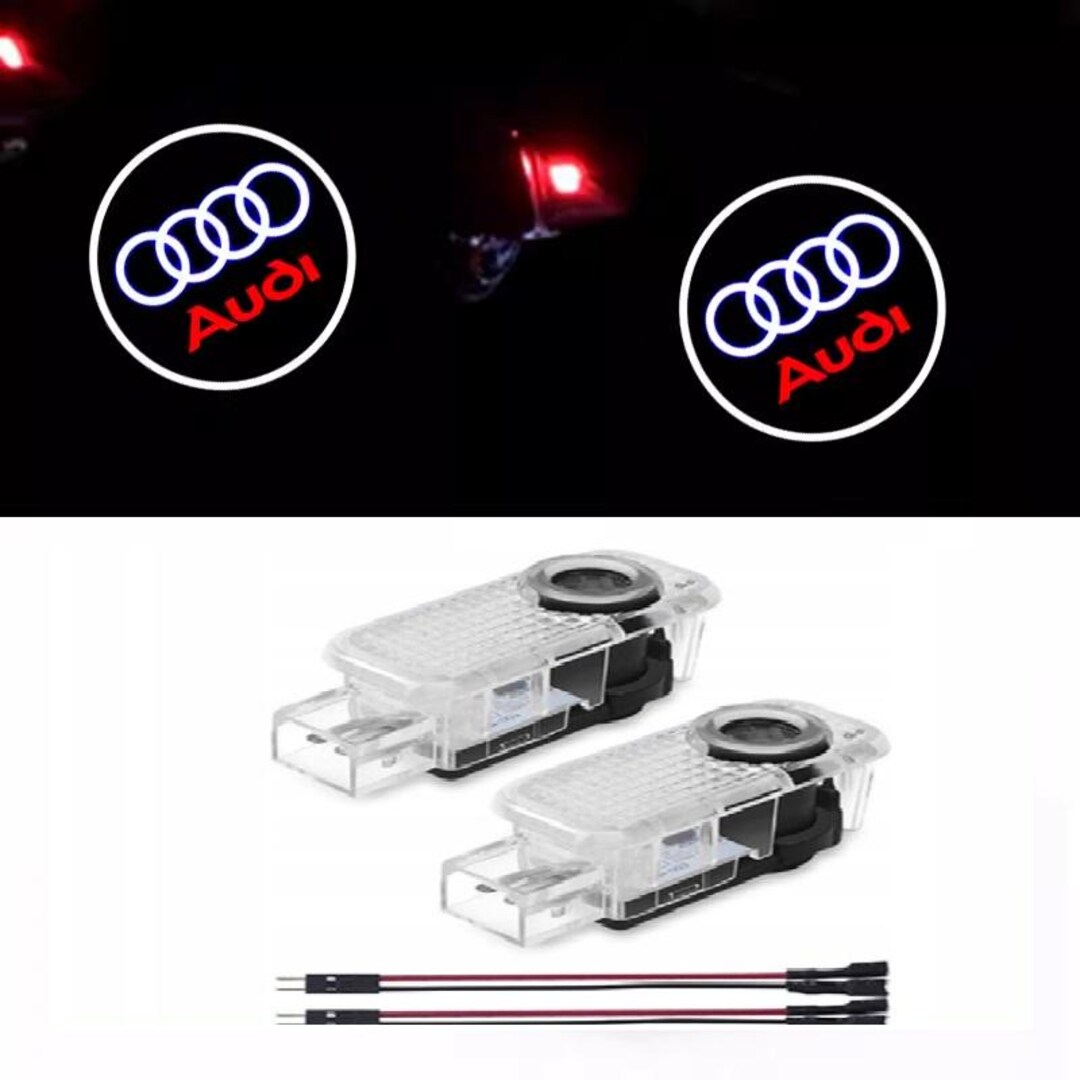 Logo Projectors Led Lighting Audi A3 A4 A5 A6 A7 A8 Q3 Q5 Q6 Q7 Q8 ...