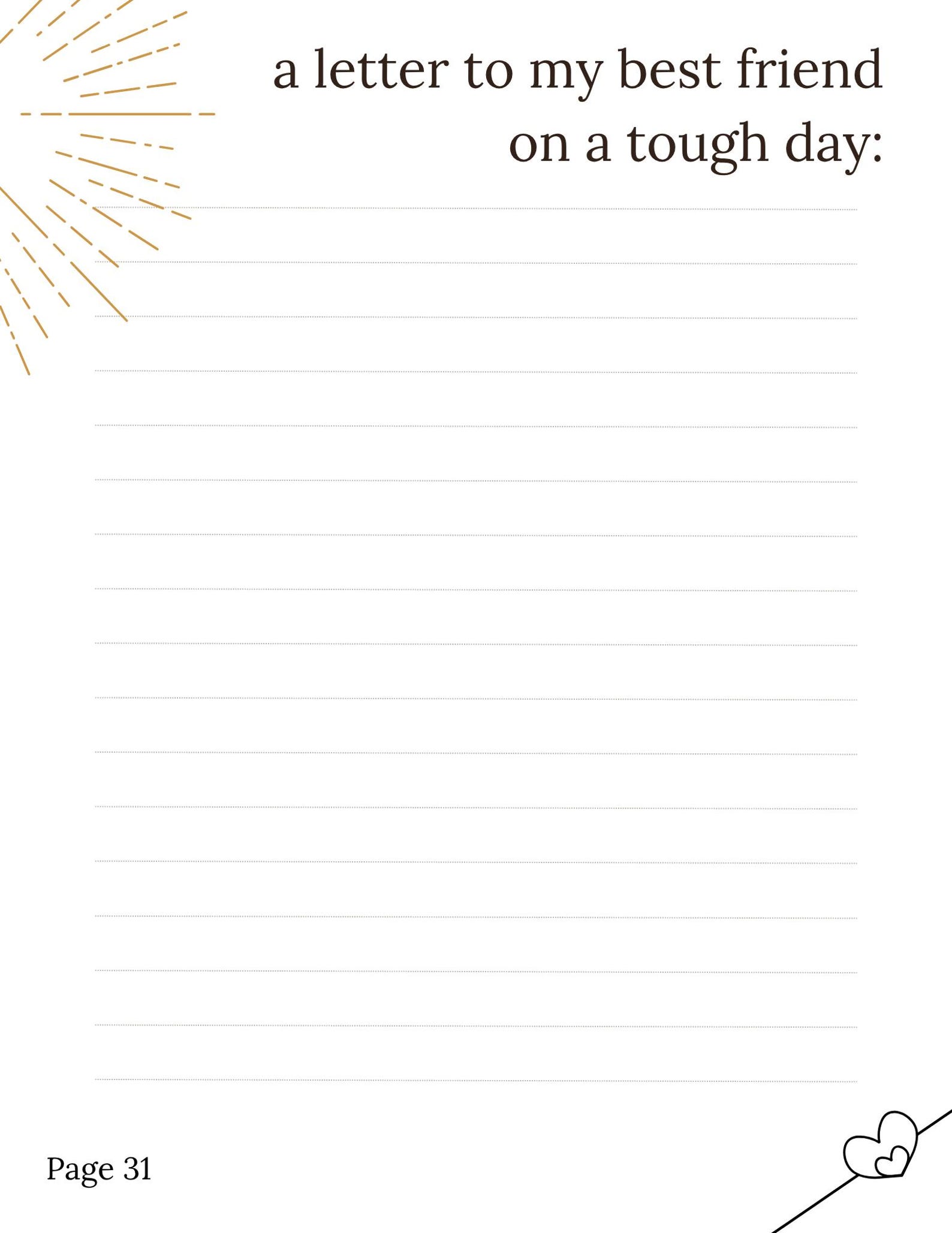 Printable Friendship Journal: Funny & Sentimental Prompts (PDF Download ...