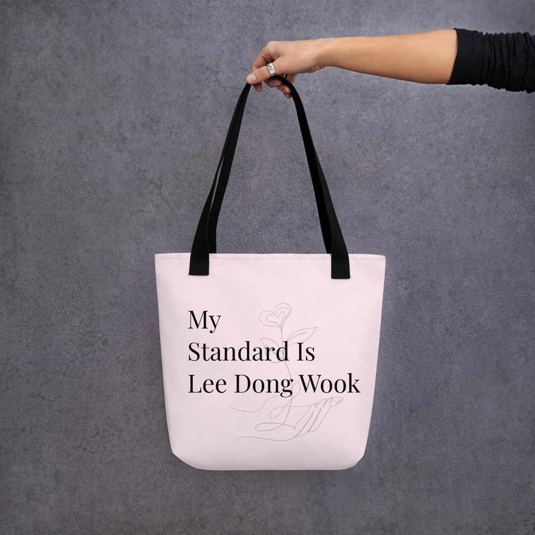 My Standard is Lee Dong Wook Tote Bag | Korean Drama Bag | Soft Pink K ...