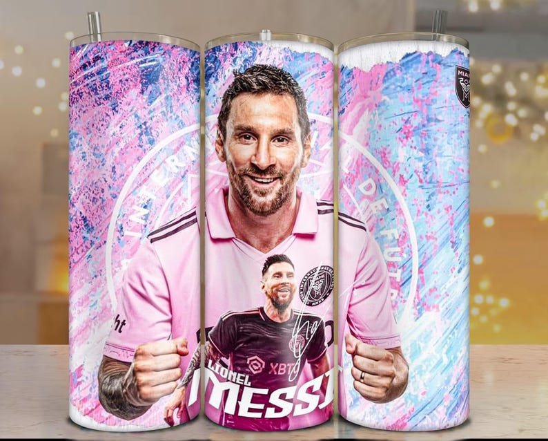 Lionel Messi Tumbler Wrap 20oz Png Wrap Digital File - Etsy