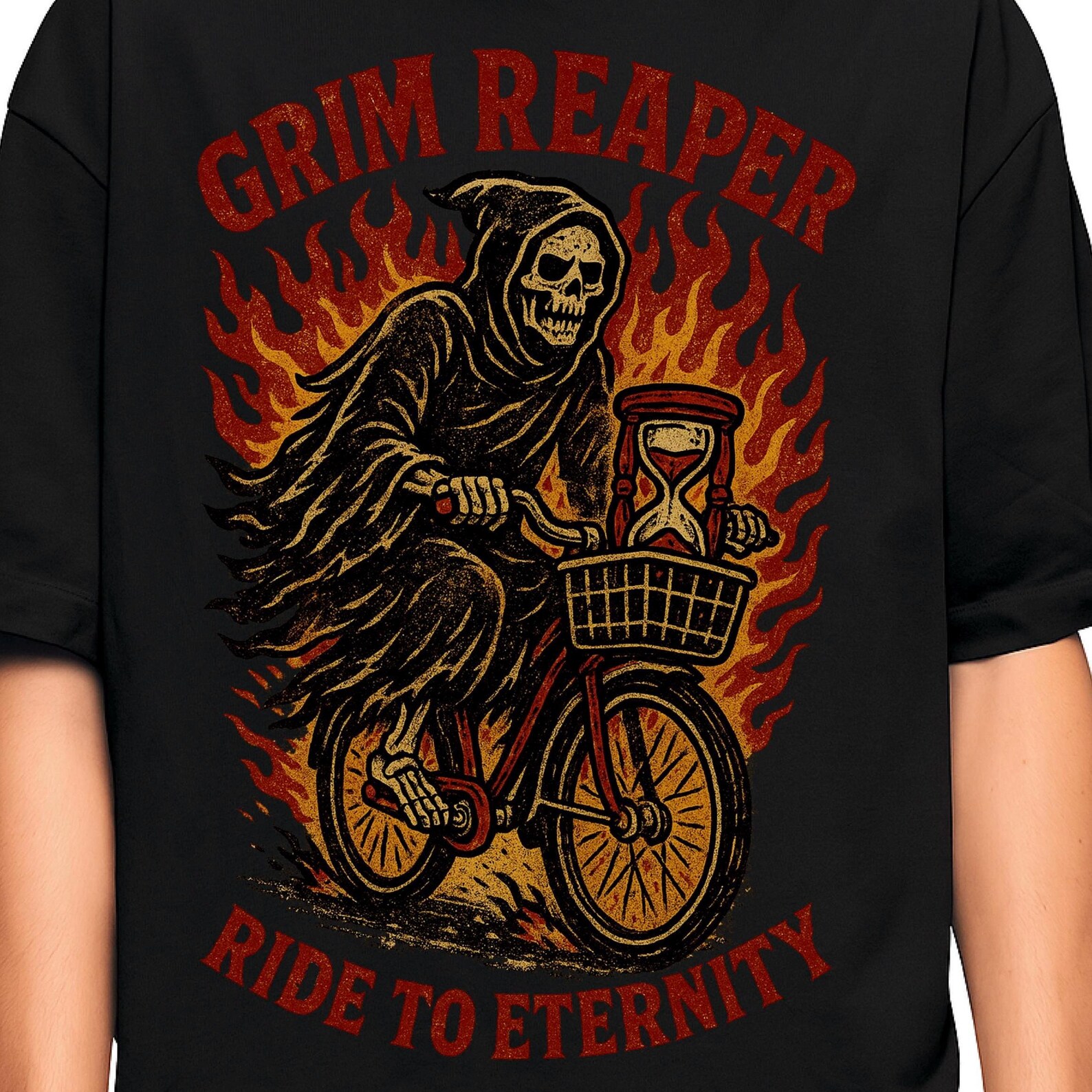 Grim Reaper Ride To Eternity Digital Print Instant Download Etsy