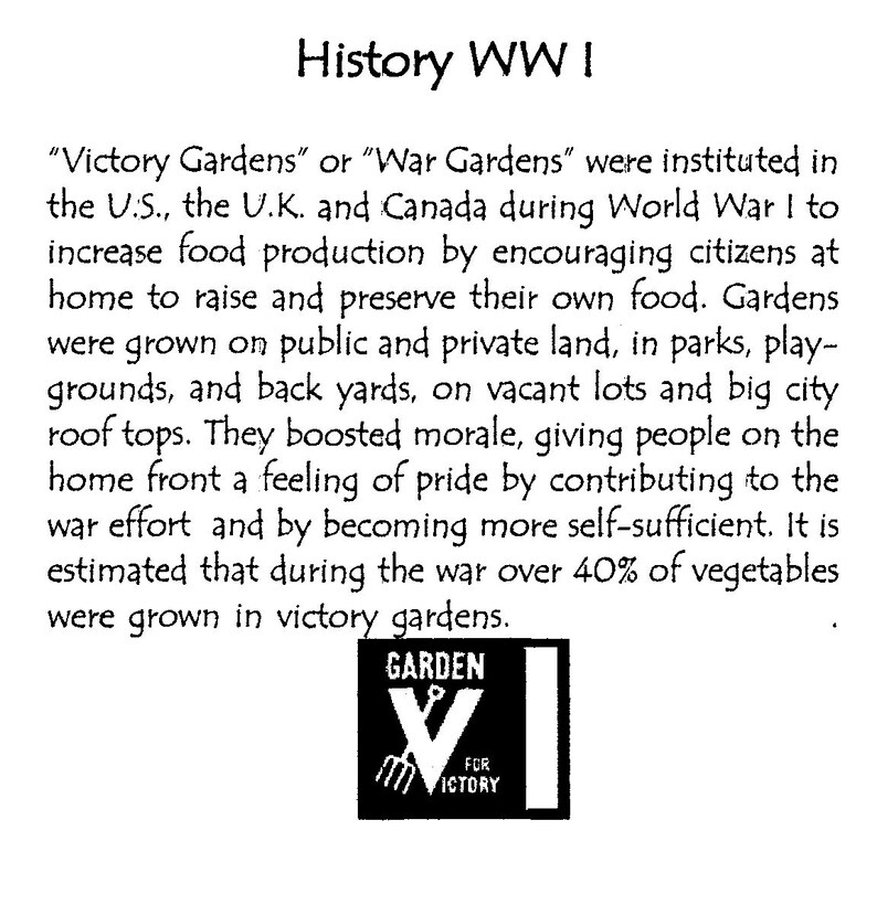 Victory Gardens, a History in Posters and Words of the Wartime ...