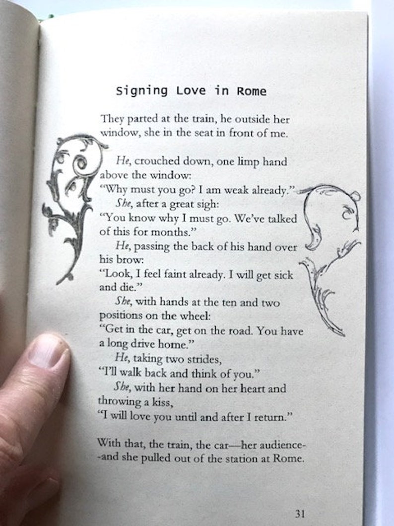 Italian Poems Original, Illustrated Poems From Siena and Tuscany - Etsy