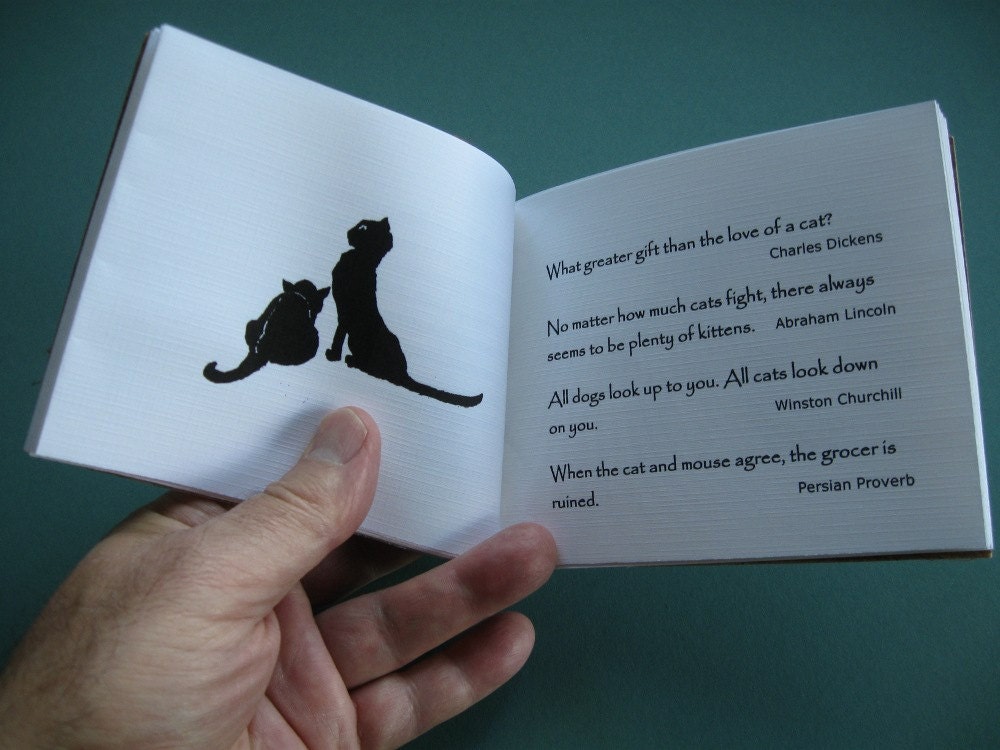 Cats--an Illustrated Book of Quotations by Famous Authors. Sample: "the ...