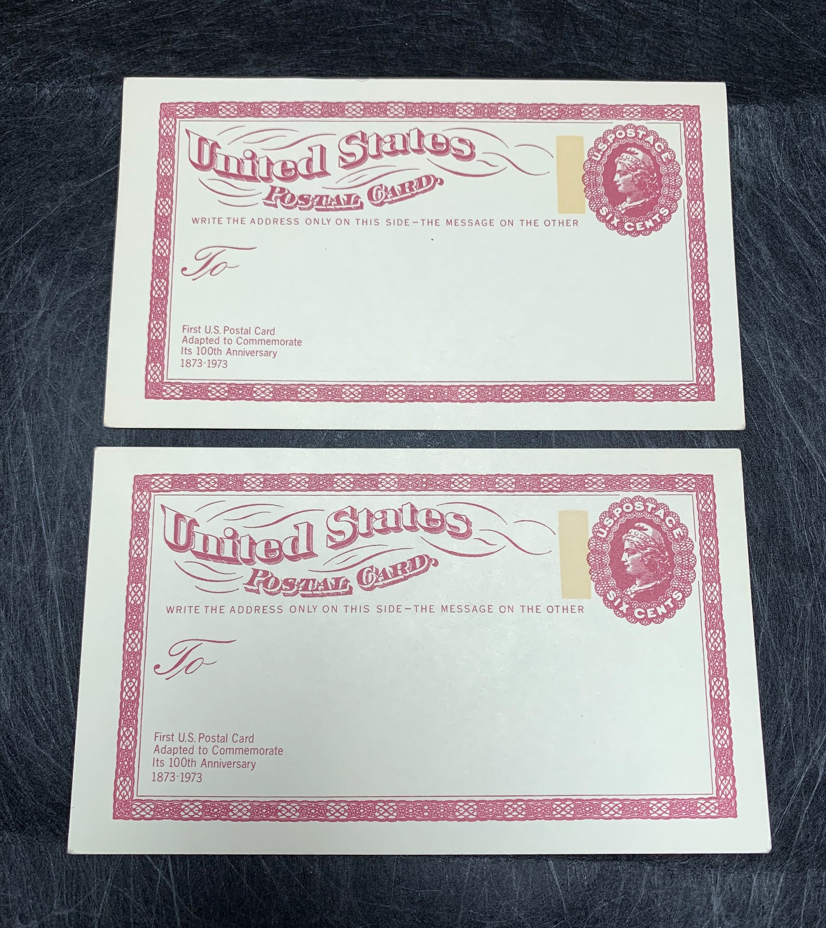 Vintage United States Postal Card 100th Anniversary 1873-1973 Six Cent ...