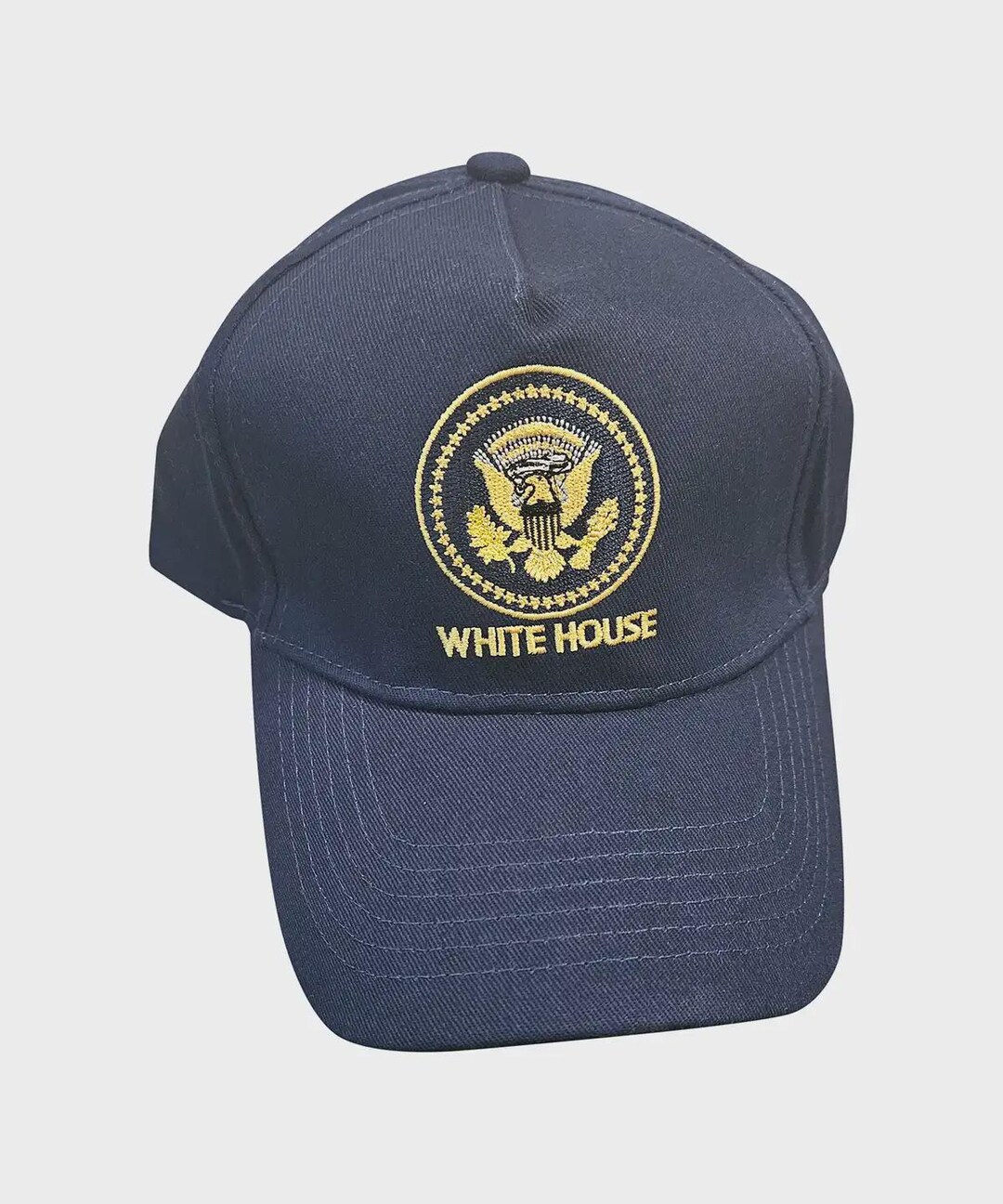 White House Presidential Seal Navy Blue Gold Embroidered Hat Cap - Etsy