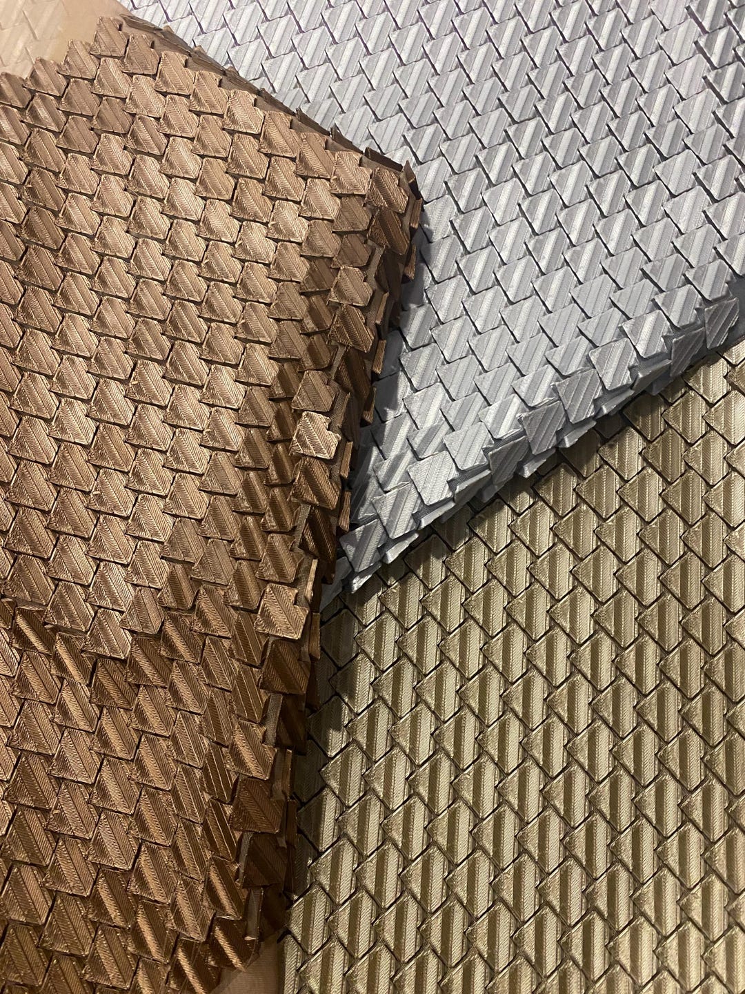 Large Lizard Scale Armor 3D Printed Fabric Sheet Great for Cosplay ...