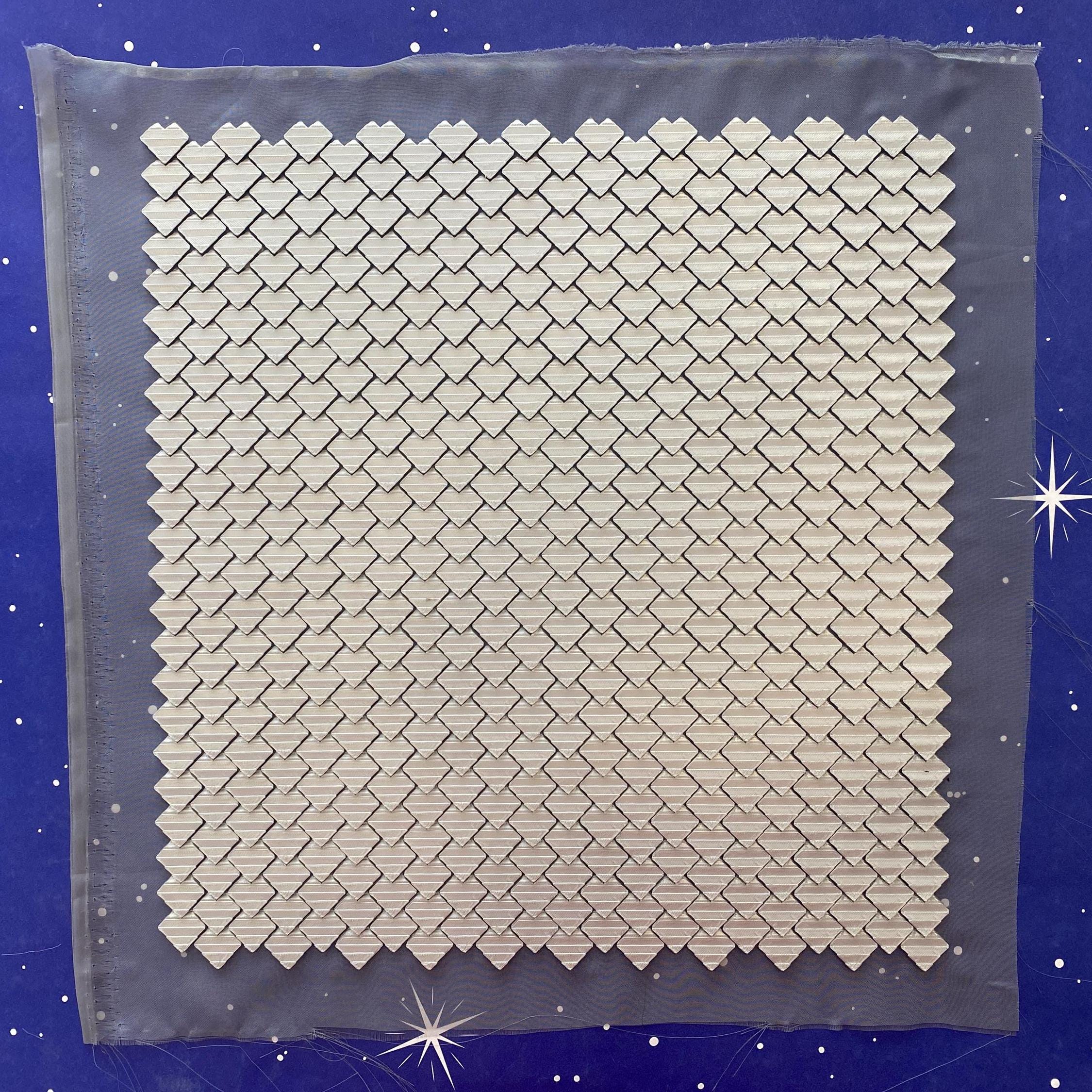 Large Lizard Scale Armor 3D Printed Fabric Sheet Great for Cosplay ...