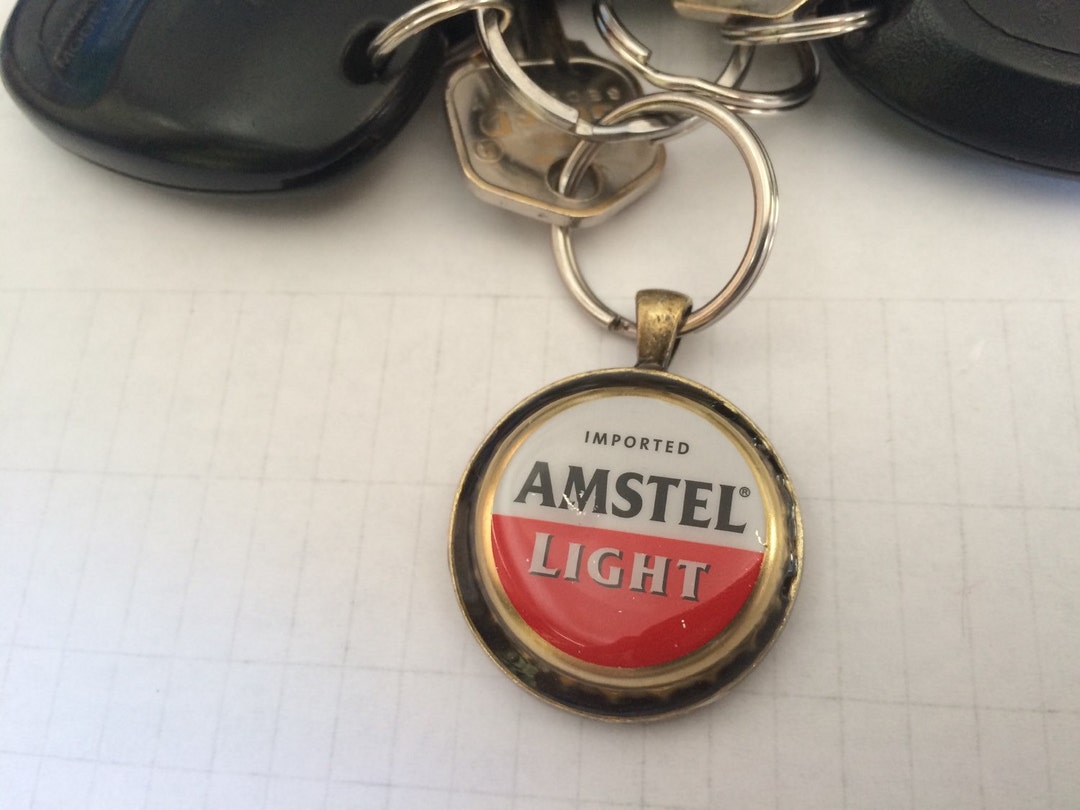 Amstel Light Upcycled Keychain - Etsy