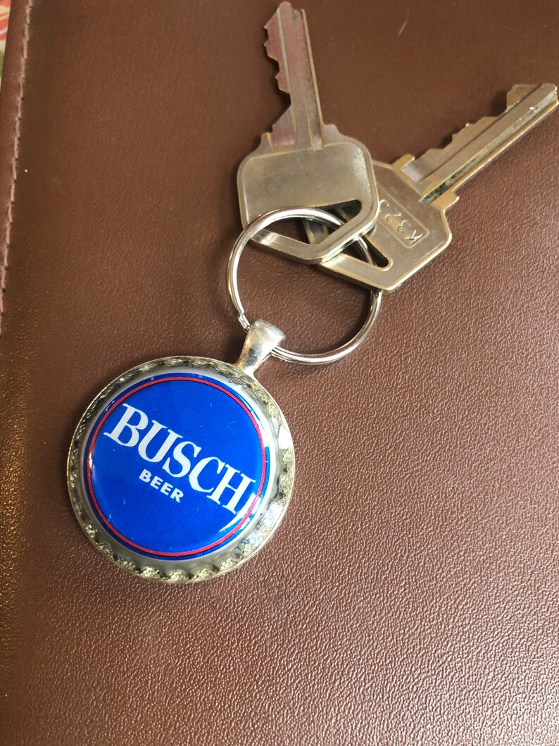 Busch Light or Busch Regular Upcycled Keychain - Etsy