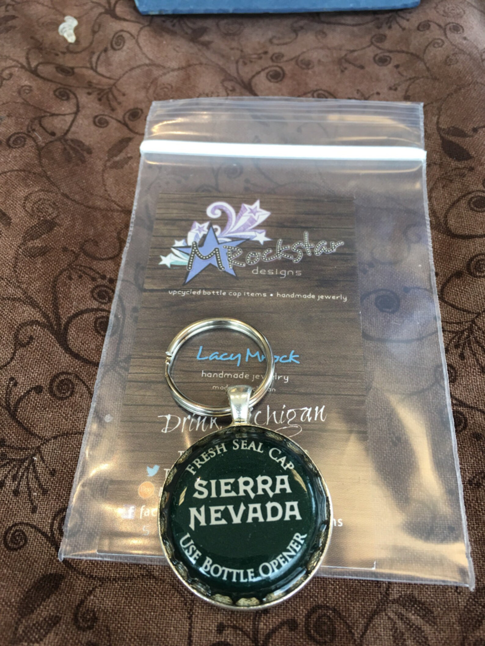 Sierra Nevada Upcycled Keychain Custom Handmade Recycled - Etsy