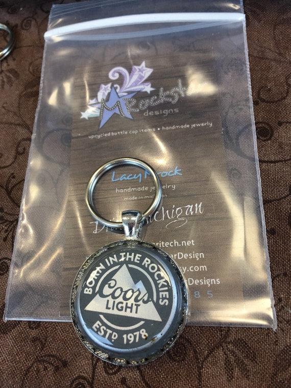 Coors Light Upcycled Keychain Beer Beer Gifts Custom | Etsy