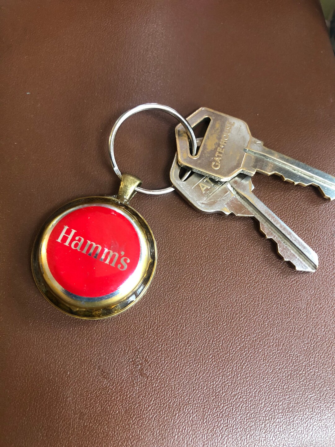 Hamms Beer Upcycled Keychain - Etsy