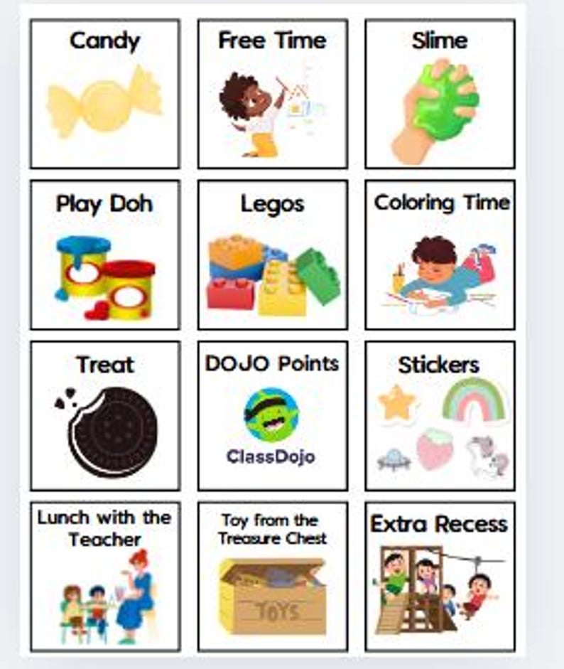Printable Behavior Chart for Kids: Classroom Reward Tracker (PDF ...