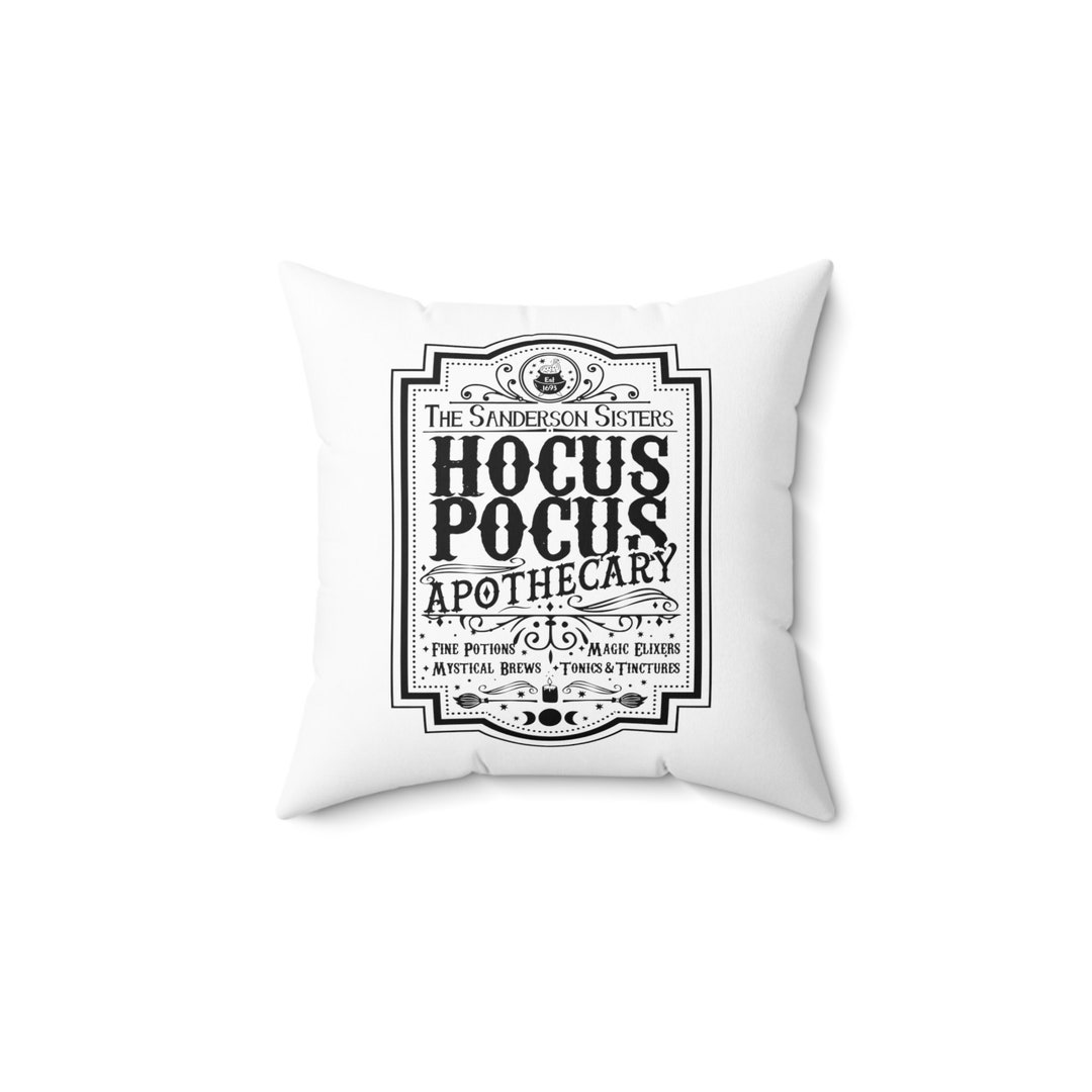 Hocus Pocus Pillow, Hocus Pocus Home Decor, Halloween Decor, Sanderson ...