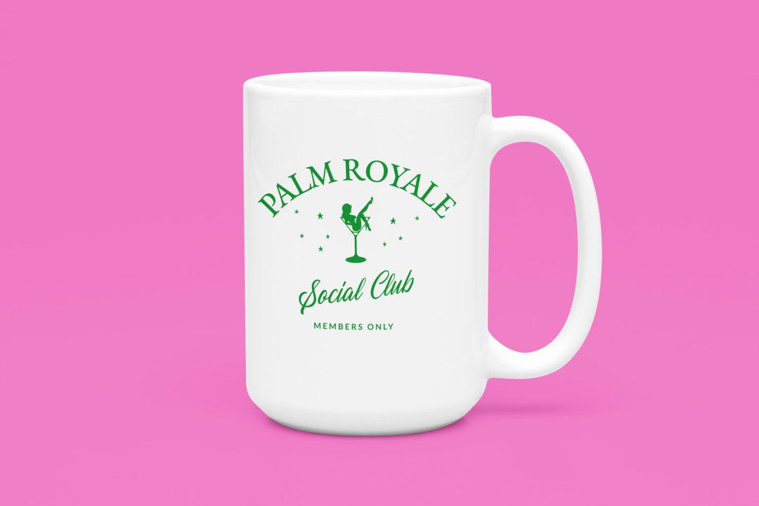 Palm Royale Coffee Mug, Palm Royale Merch, Palm Royal Mug, Palm Beach ...