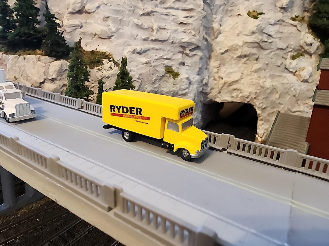 N Scale Large Ryder Moving Truck Custom Detailed Graphics - Etsy