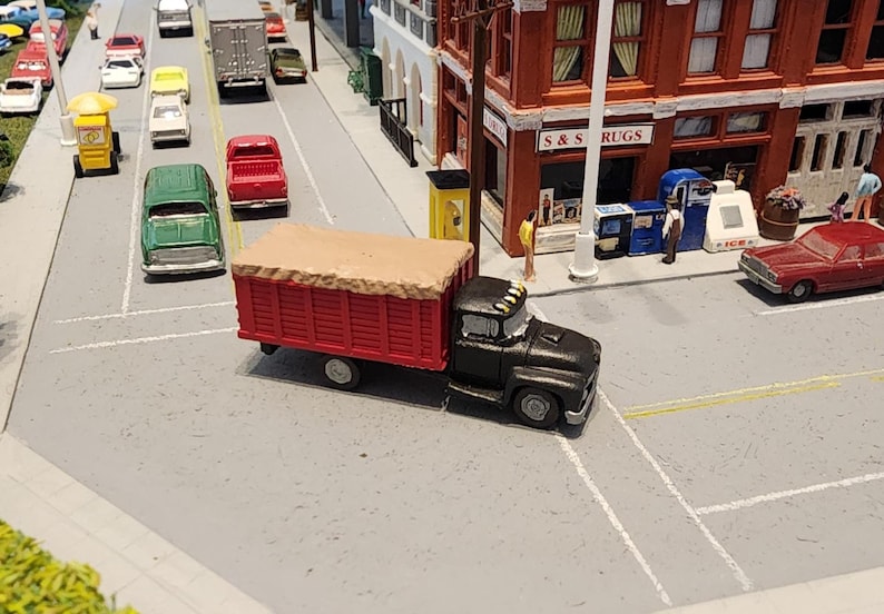 N Scale Old Style Large Covered Grain Truck *FINISHED N Gauge Model ...
