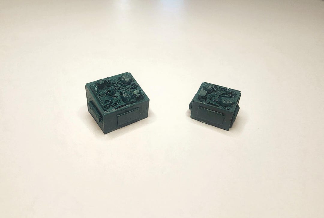 N Scale Trash Filled Garbage Dumpsters Unfinished *NEAT* Detail Item N ...